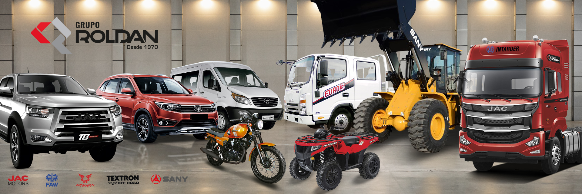 Comercial Roldán. JAC Ecuador - FAW Ecuador - Zongshen Ecuador